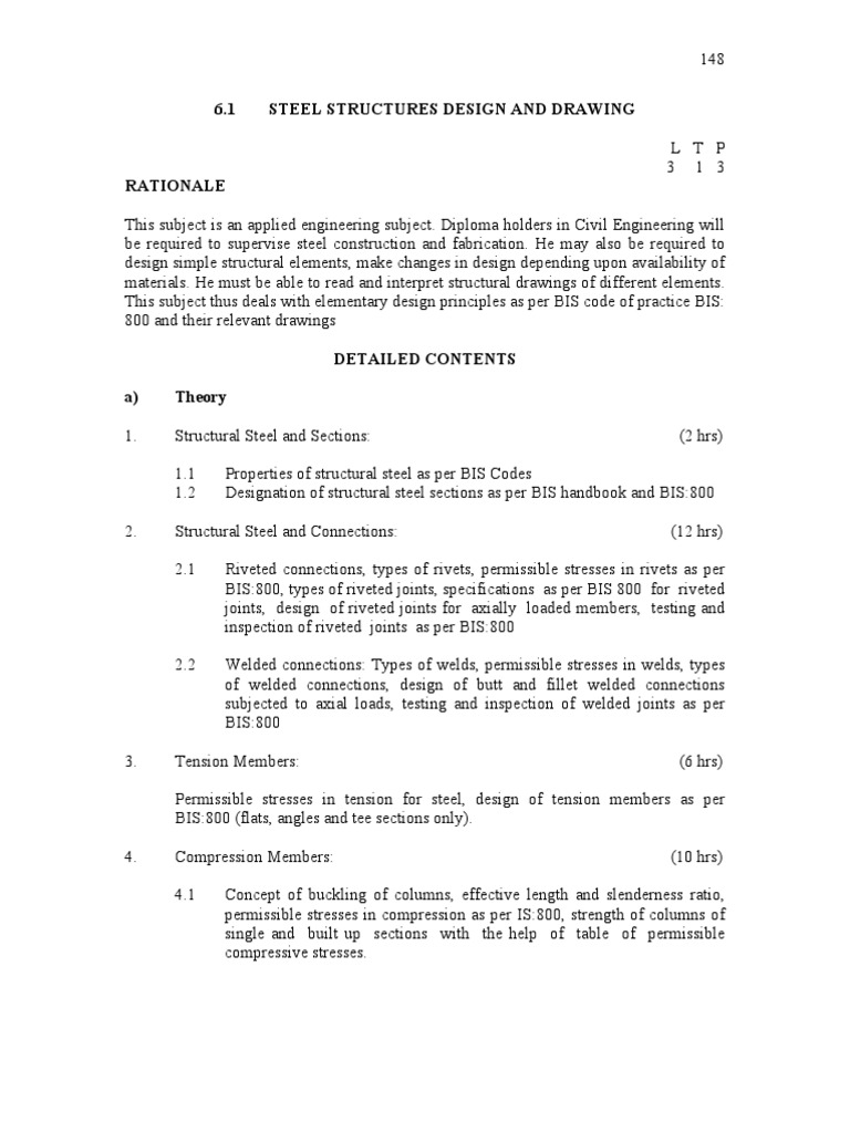Steel Structures Design and Drawing | PDF | Column | Pollution