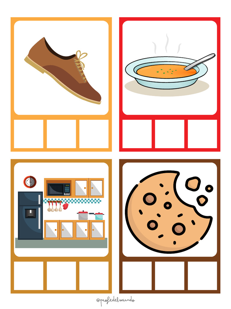 Juego Sílabas PDF | PDF