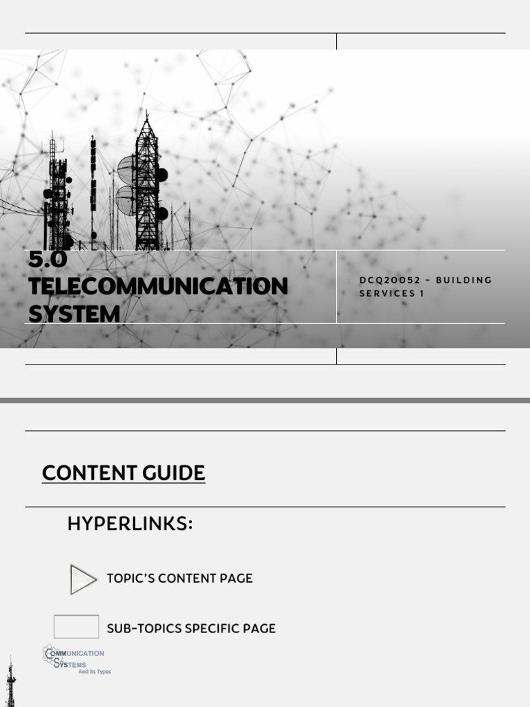 5.0 - Telecommunication System | PDF | Computer Network | Telecommunications