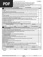 Pre-Joining Familiarization Check List | PDF