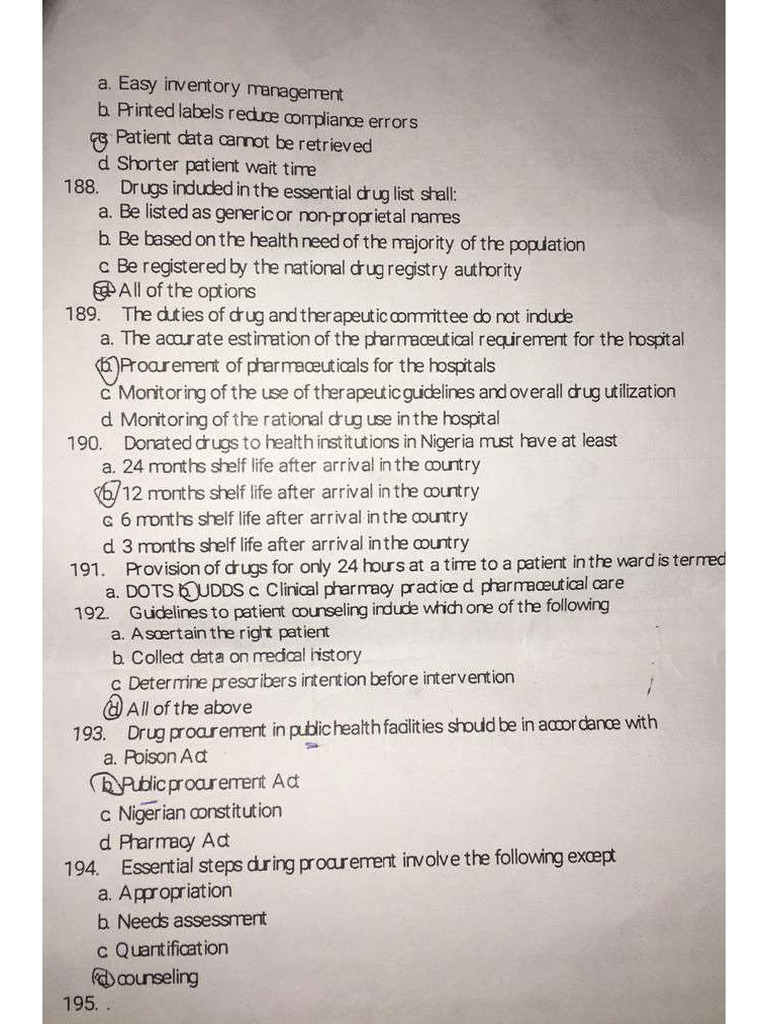 2017 Questions Pep | PDF