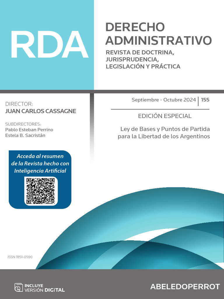 RDA - Septiembre-Octubre 2024 - N.° 155 - Edición Especial - Ley de ...