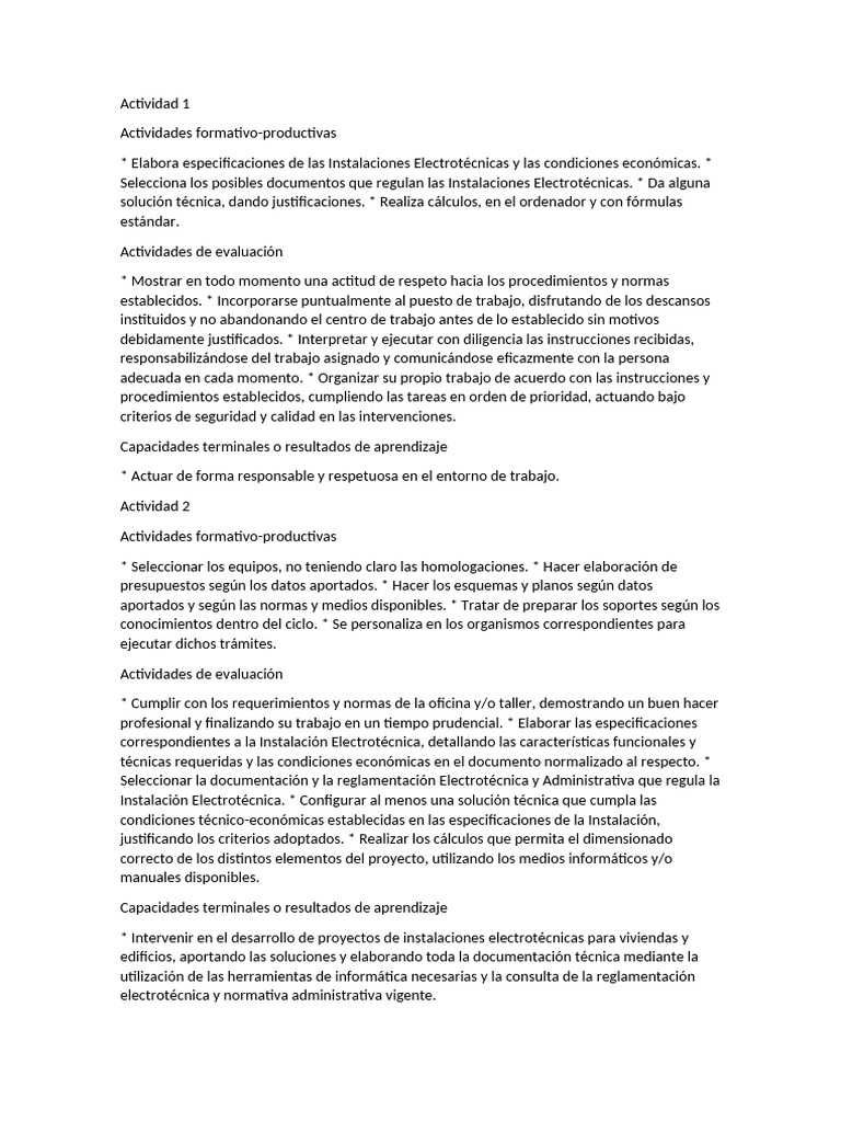 Plan Formativo SEA | PDF | Presupuesto | Evaluación