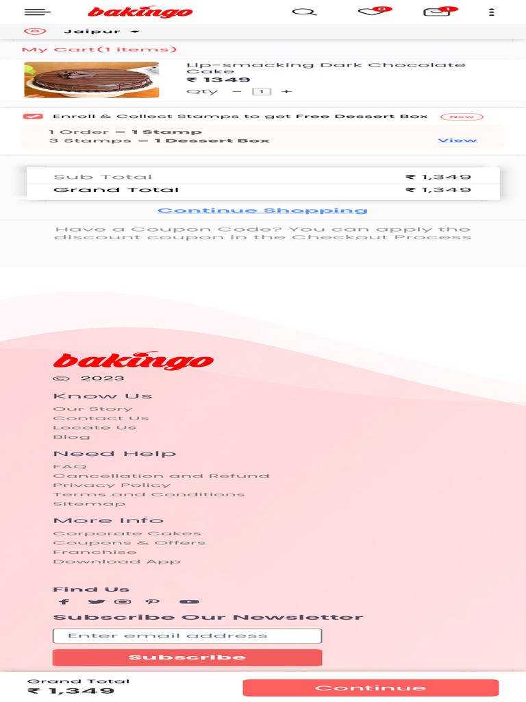 Bakingo Cart | PDF | Wellness