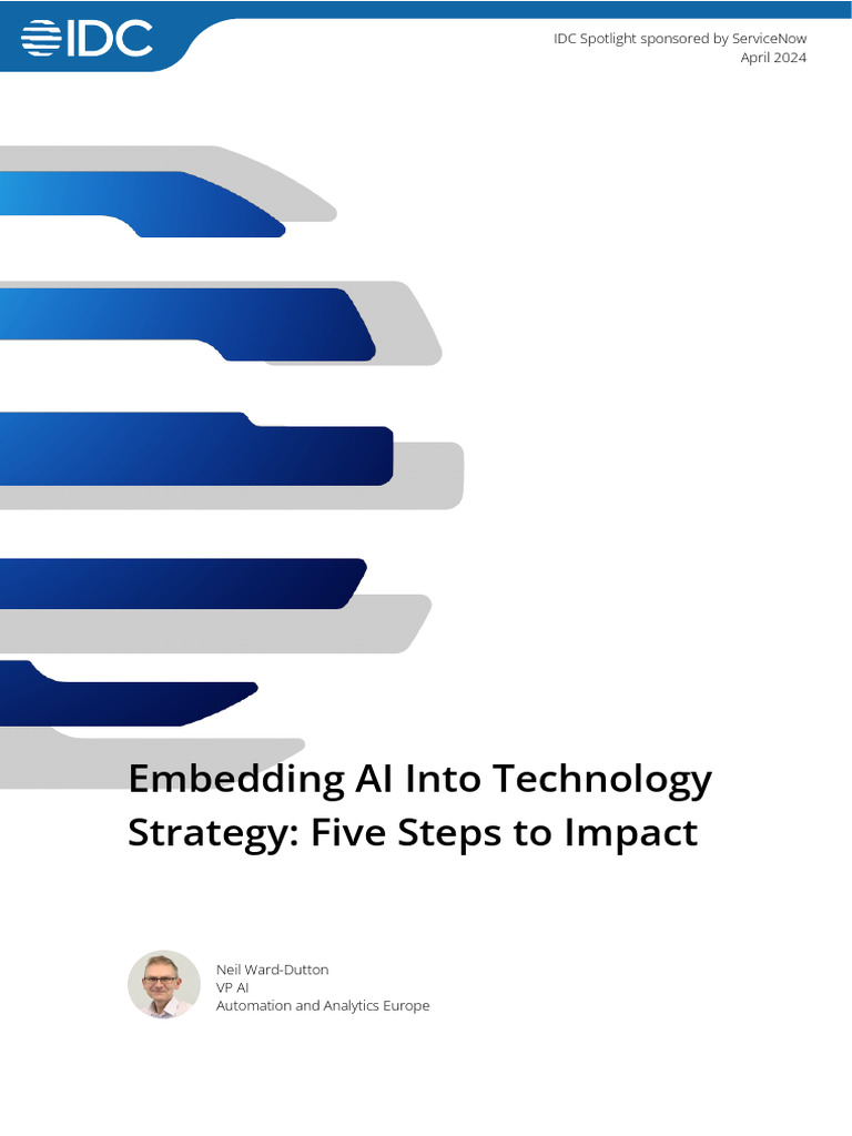 Embedding AI in Technology Strategy | PDF | Artificial Intelligence | Intelligence (AI) & Semantics
