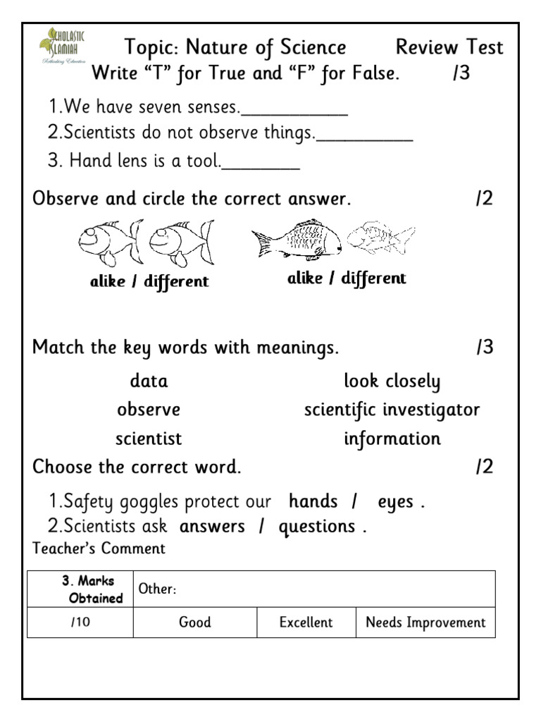 Unit 1 Science | PDF