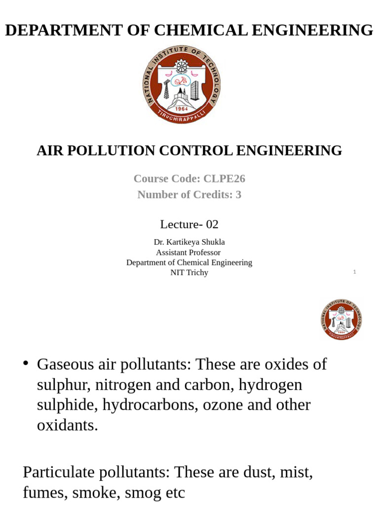 Lec 2 | PDF | Nitrogen Dioxide | Smog