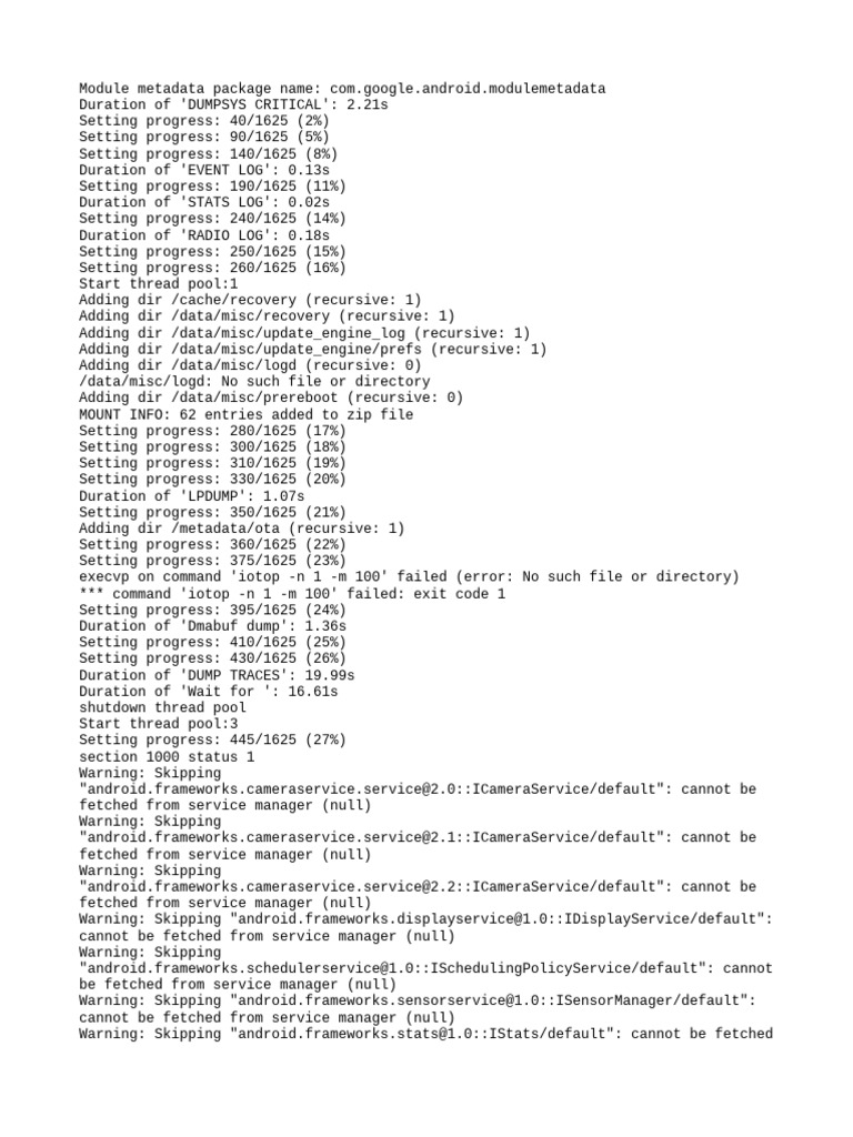 Bugreport CPH2591 UP1A.230620.001 2024 10 08 23 23 57 Dumpstate - Log 32159 | PDF | Computer ...
