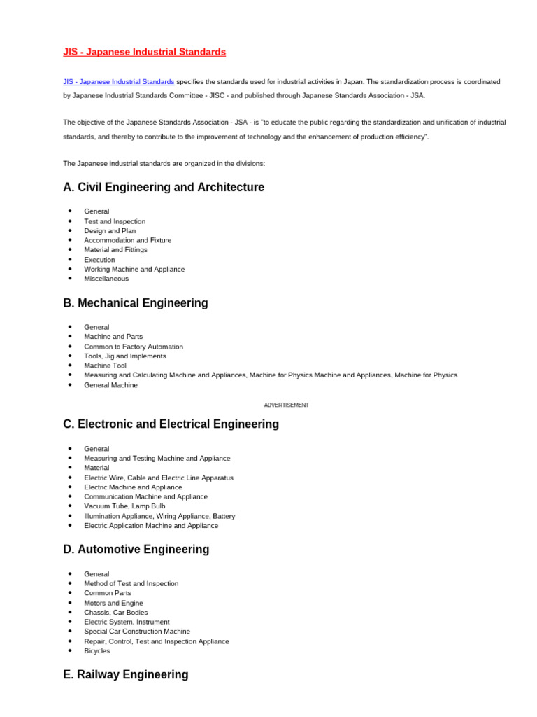 JIS Standards Descriptions & Details | PDF | Insulator (Electricity) | Electrical Wiring