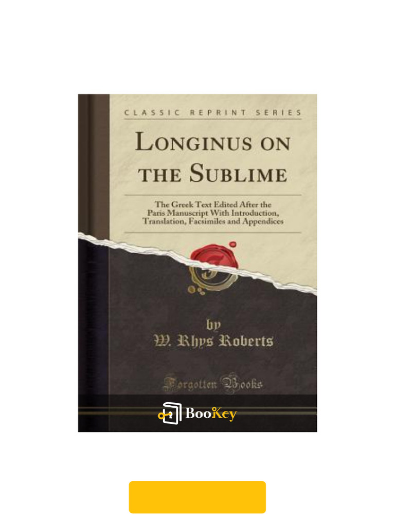 Longinus On The Sublime | PDF | Cognition