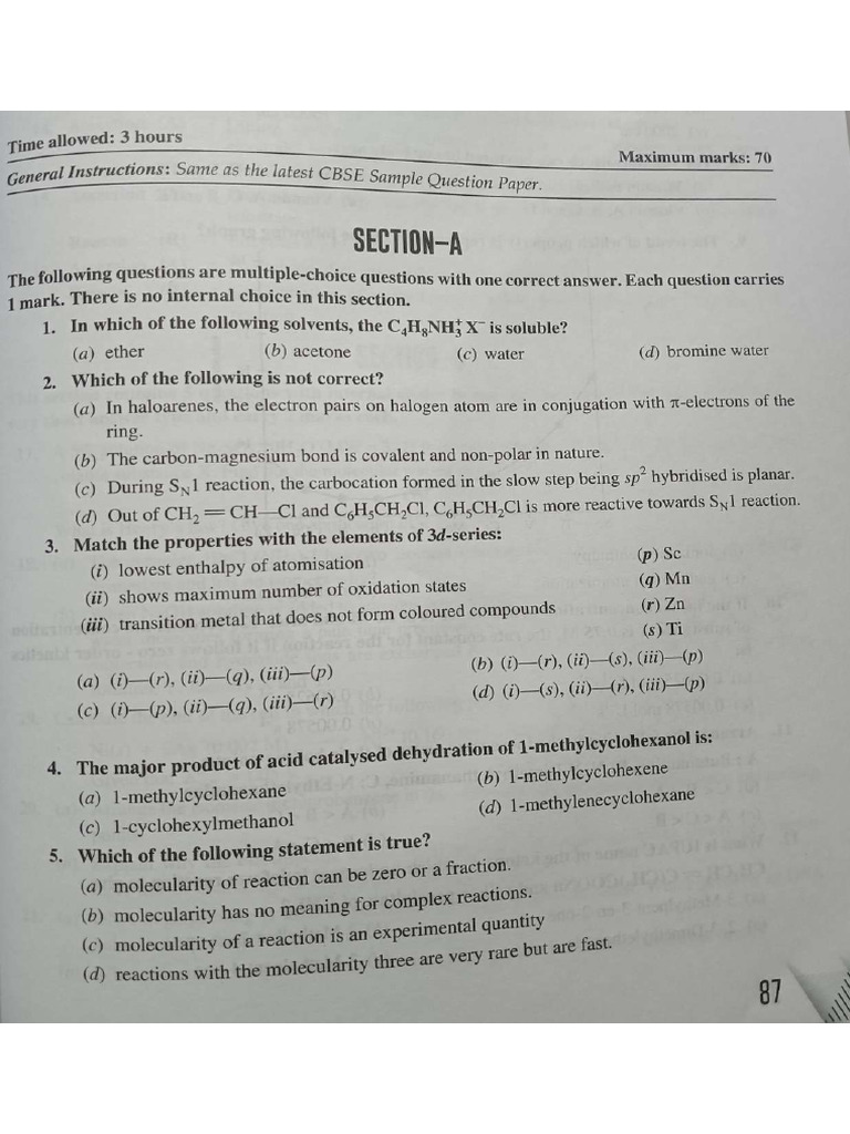 Sample Chem 1 | PDF