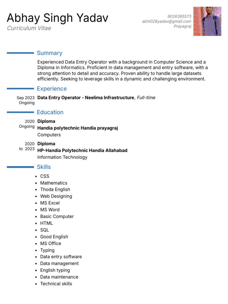 Abhay Singh Yadav - Resume | PDF