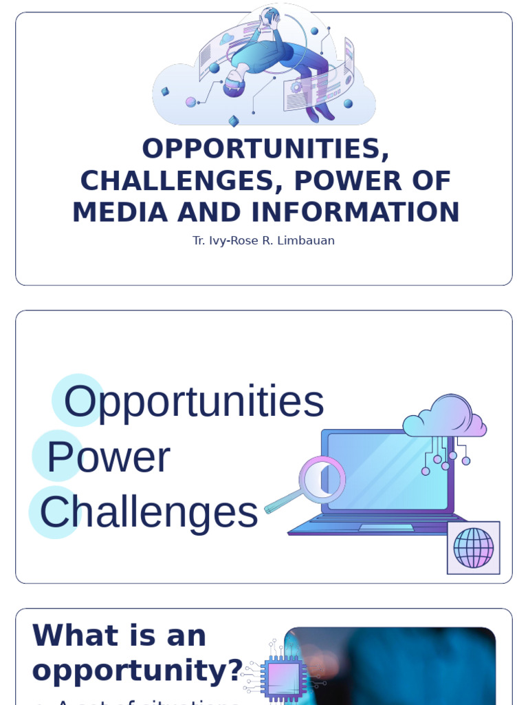 Media's Opportunities and Challenges | PDF | Copyright Infringement ...