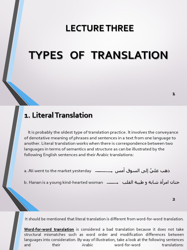 lecture-3 translation | PDF | Translations | Lullabies