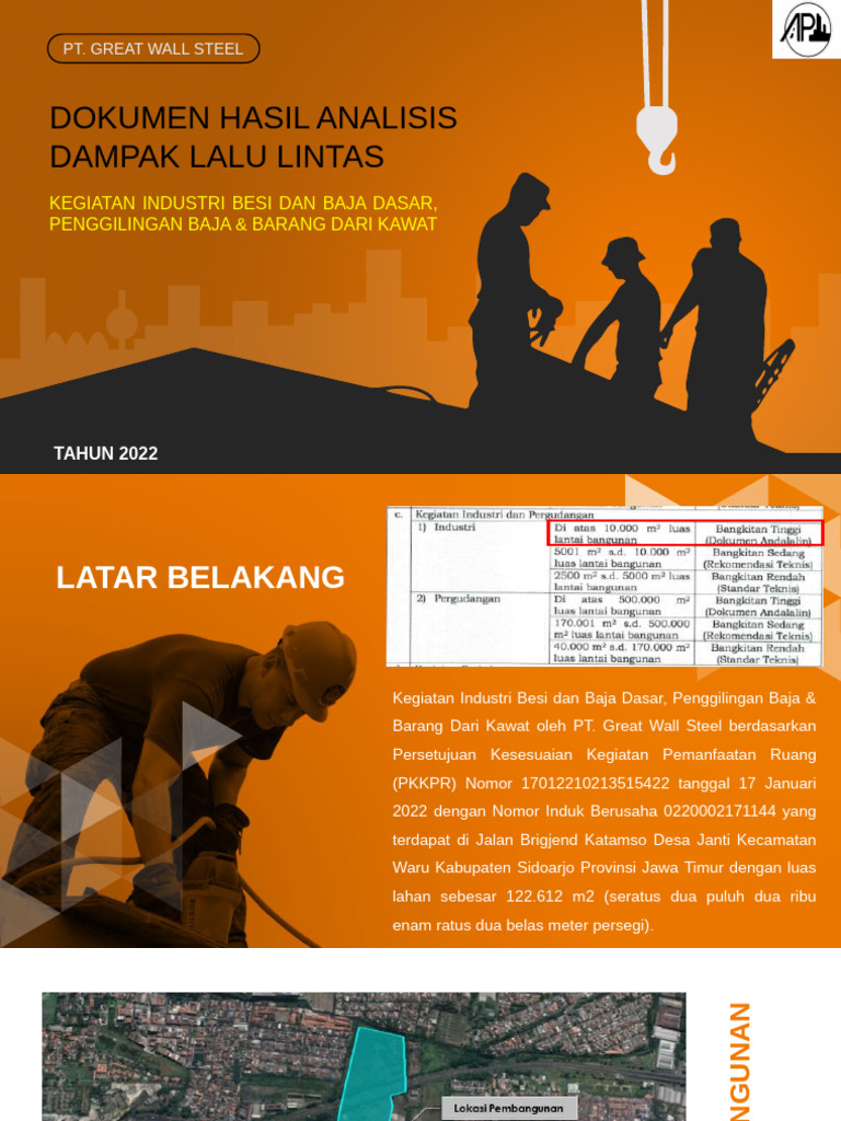 Analisis Lalin PT. Great Wall Steel | PDF