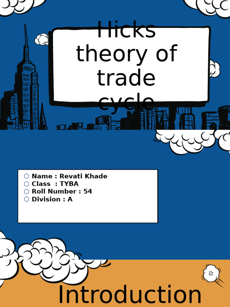 Hicks Theory of Trade Cycle | PDF | Business Cycle | Multiplier (Economics)