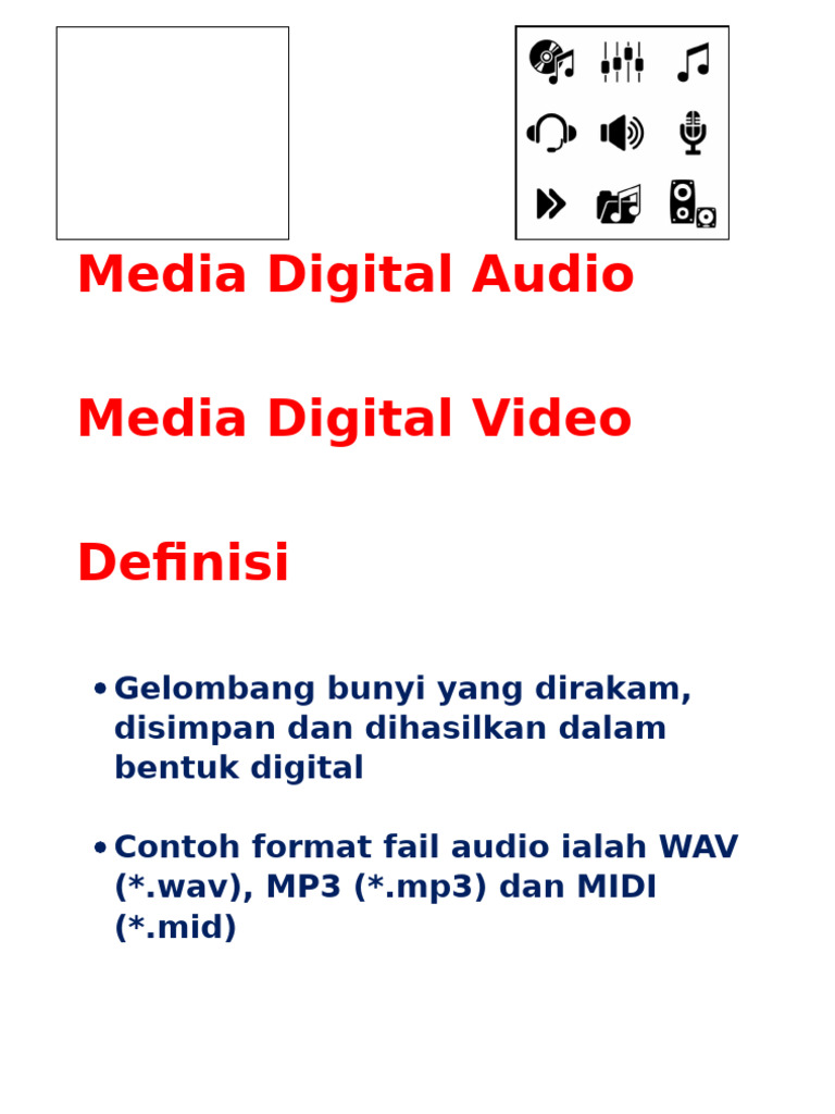 Media Digital Audio | PDF