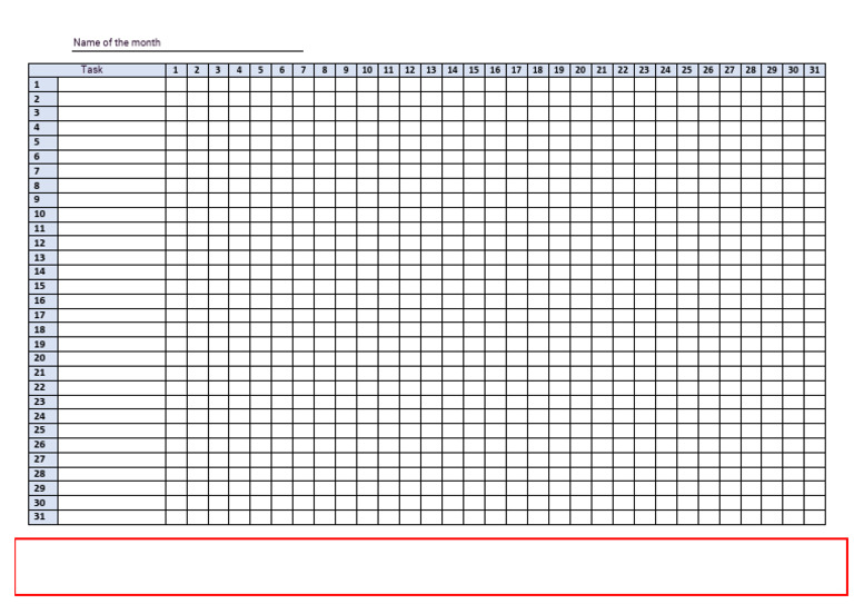 Monthly Attendance Sheet Template | PDF