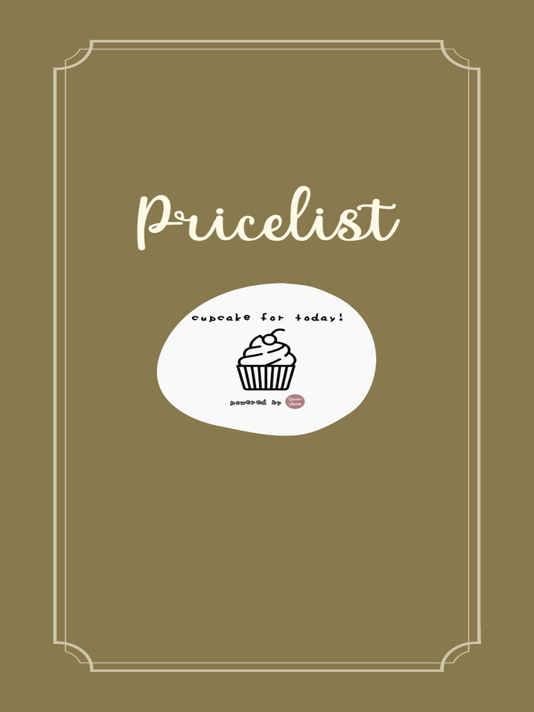 Harga dan Pemesanan Cupcake Laritta | PDF