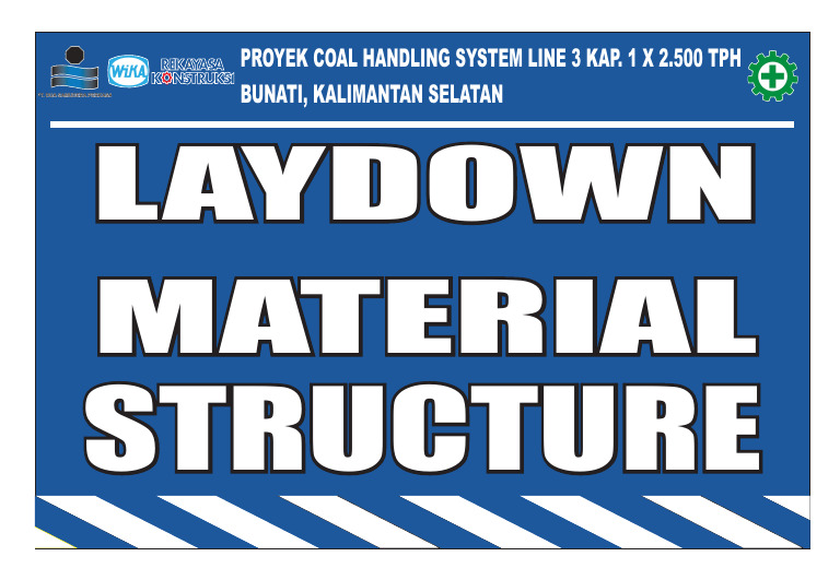 Laydown Material Structure Sign | PDF