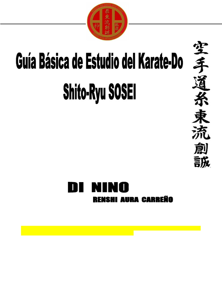 Guia Basica de Estudio Karate-Do - Dojo Di Nino | PDF | Kárate | Artes ...