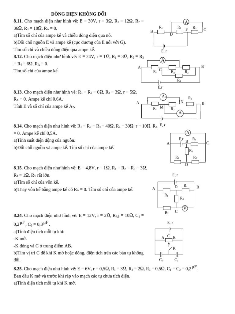 Dòng Điện Không Đổi HSG | PDF