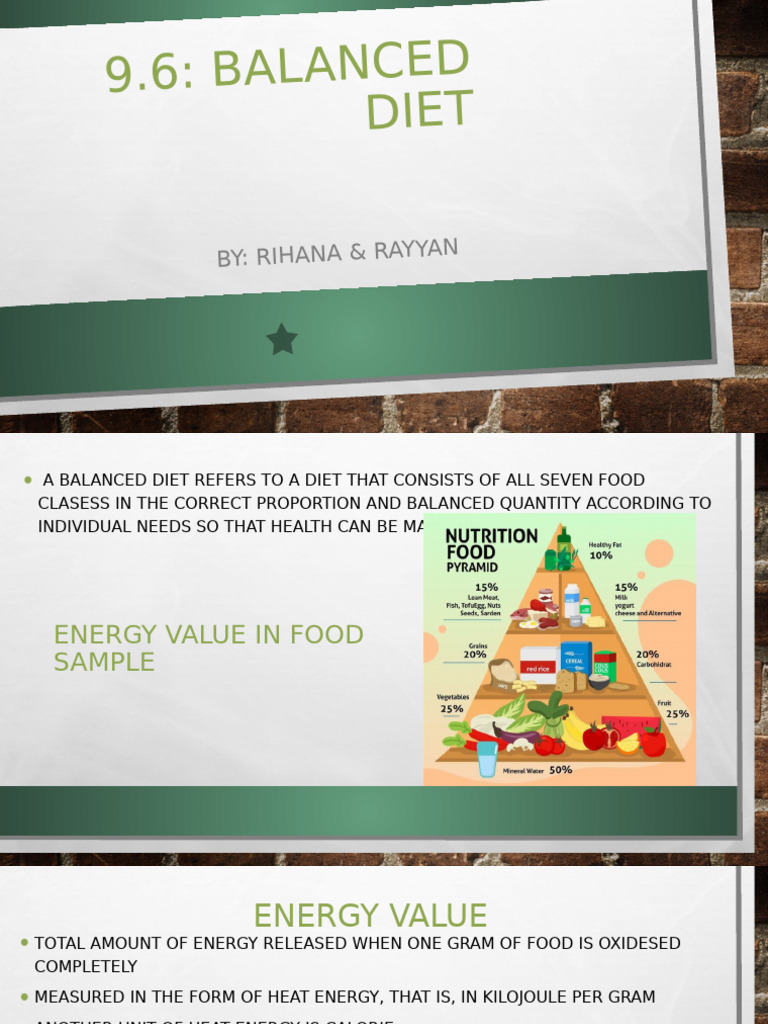 Balanced Diet | PDF | Wellness