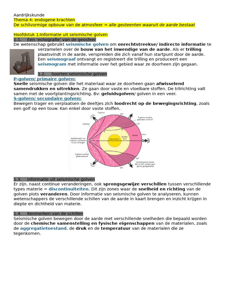 Aardrijkskunde Toets 1 | PDF