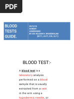Blood Count Tracker | PDF | Chart | Spreadsheet