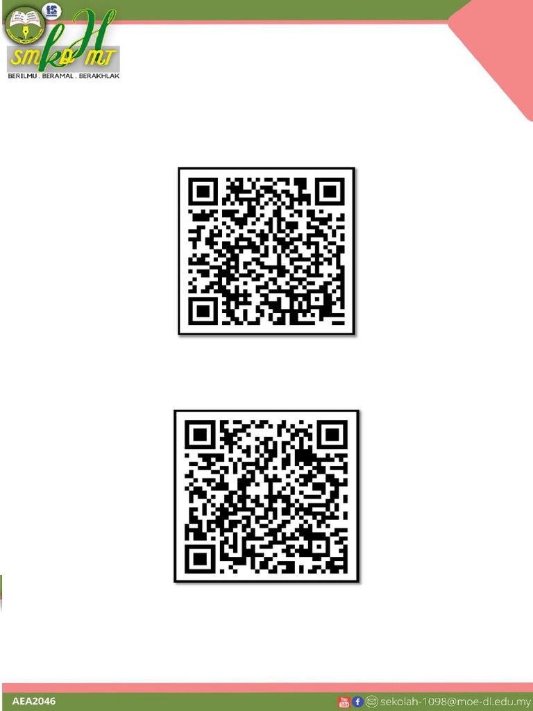 QR Code Utk RPT 2024 & 2025 (Panitia Matematik) | PDF