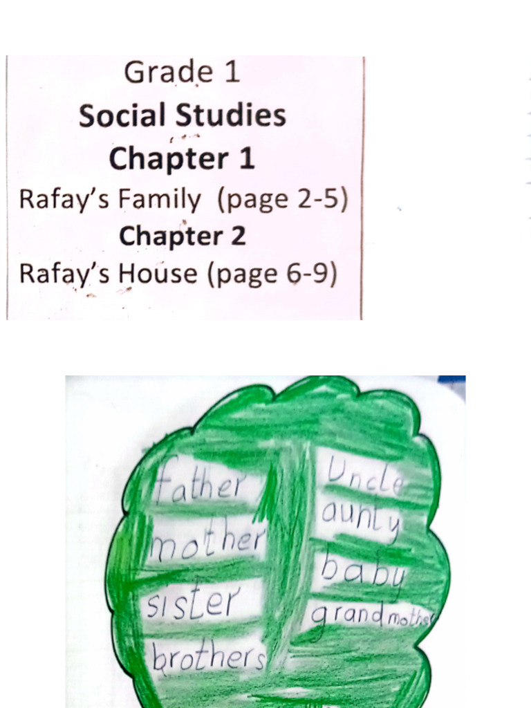 Social Studies Grade 1 Unit 2 | PDF