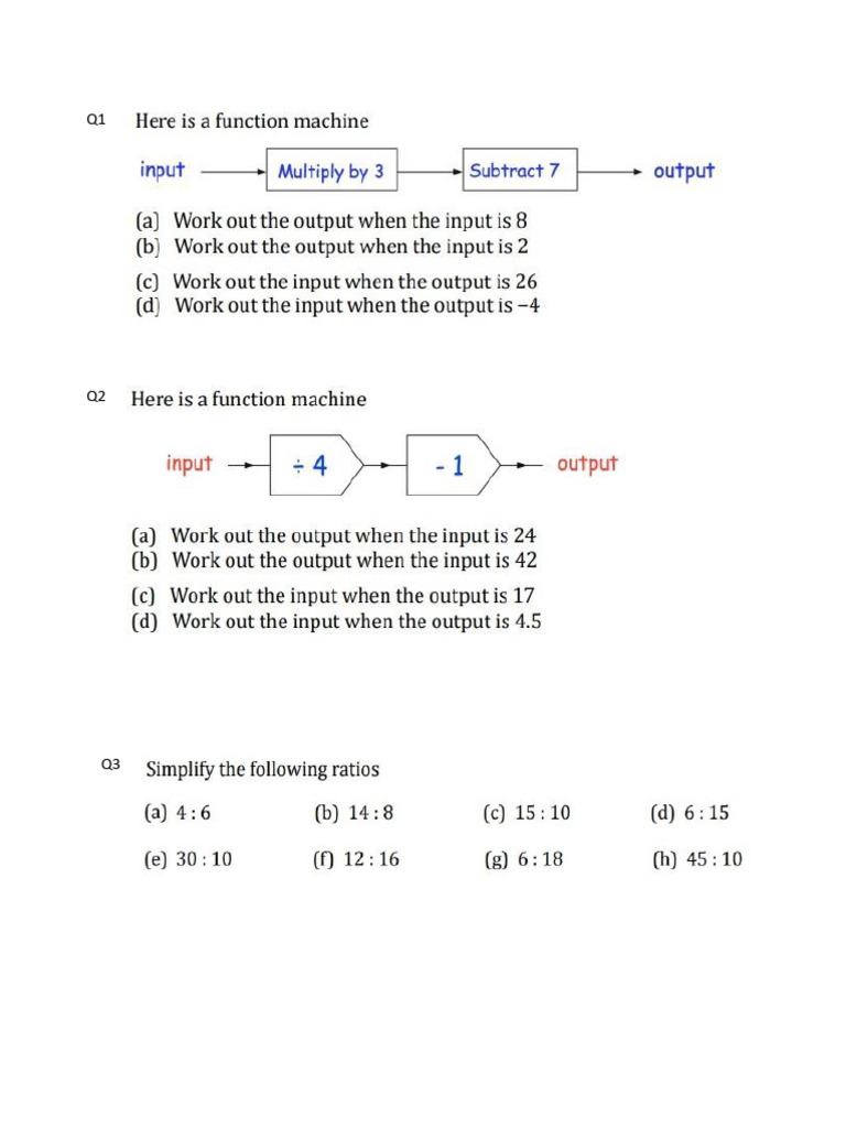 Y7 - Revision Booklet | PDF | Mathematics | Euclidean Plane Geometry