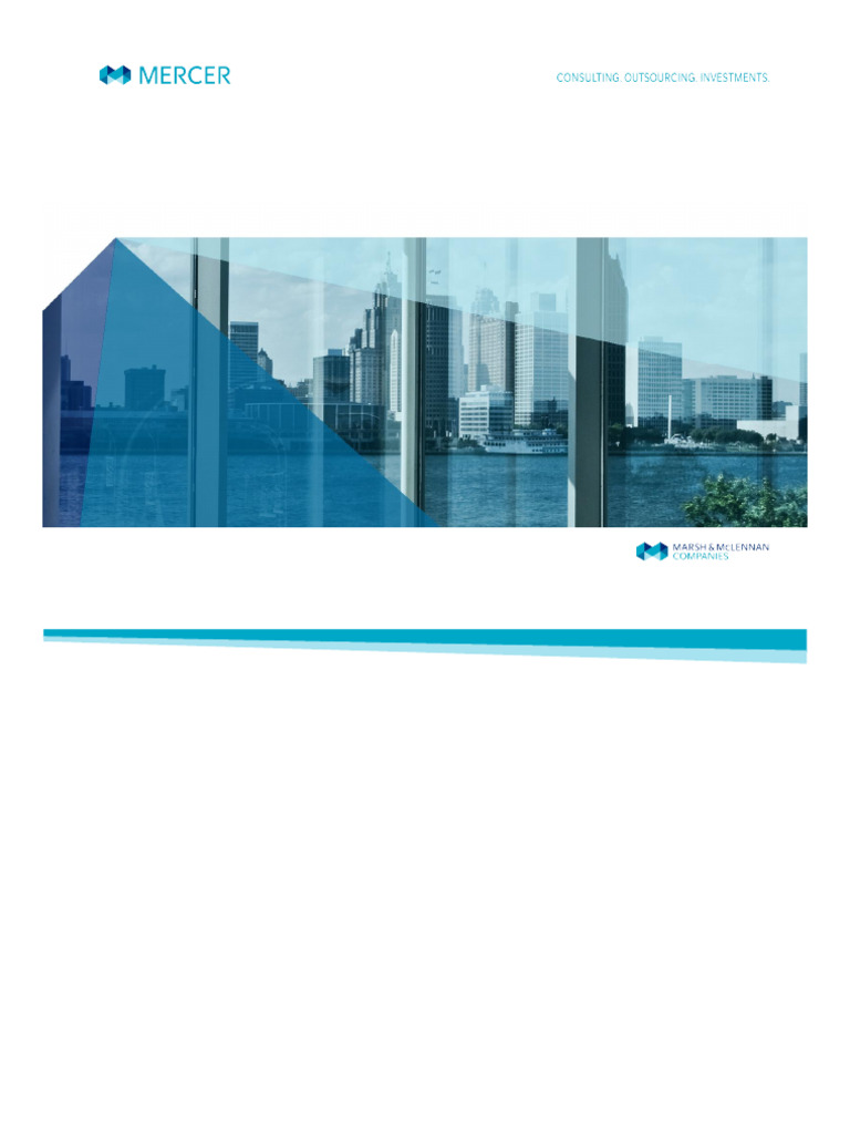 Consultora Mercer | PDF | Economias