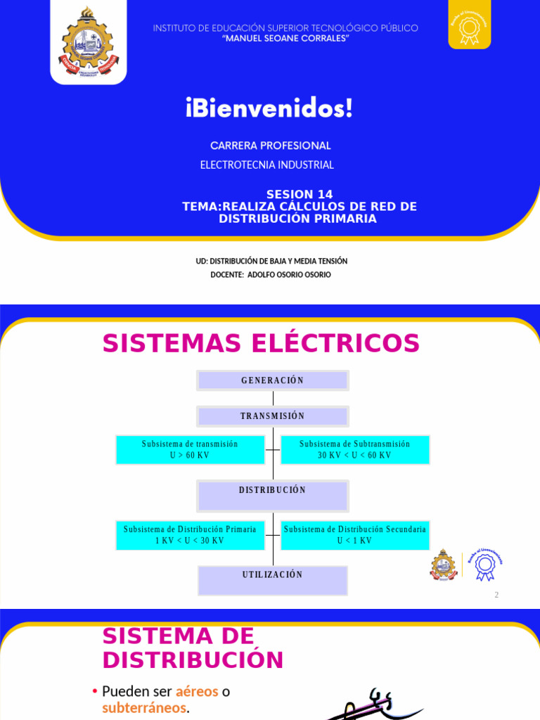 Cálculos de Red de Distribución Primaria | PDF | Ingenieria Eléctrica ...