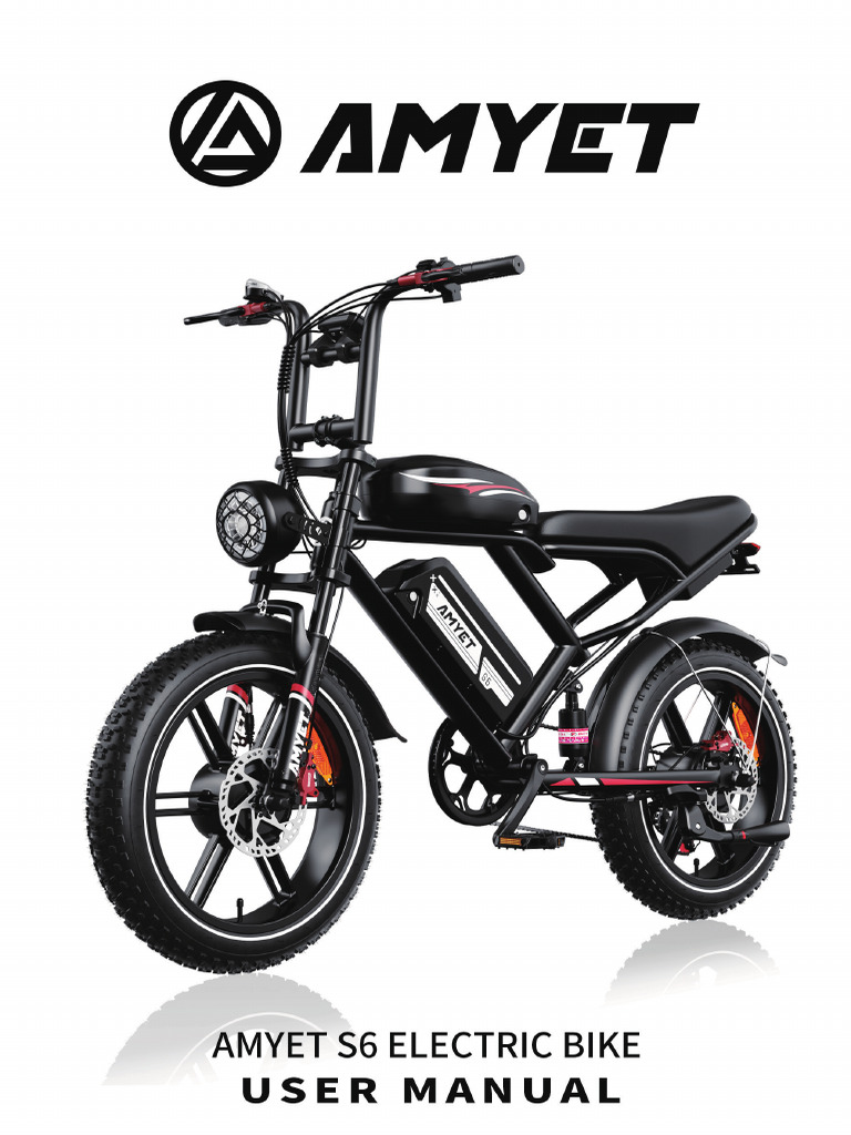 Sfiles1079462924566filess6 Ebike Use Manual - PDFV 1721642397 | PDF | Nut (Hardware) | Screw