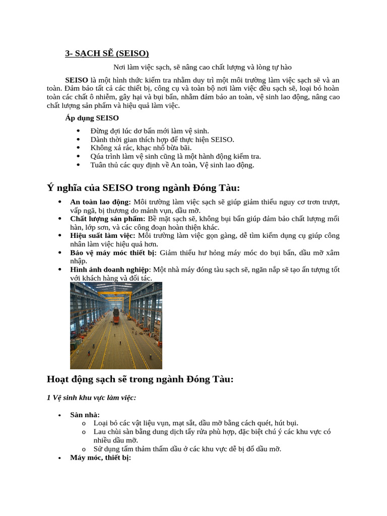 5S- SẠCH SẼ -SEISO | PDF