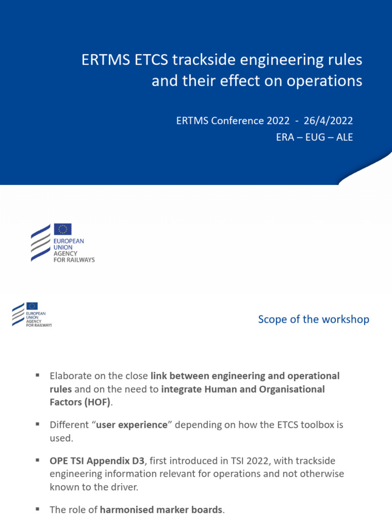 Ws 10 Presentation En | PDF | Rail Transport | Transport