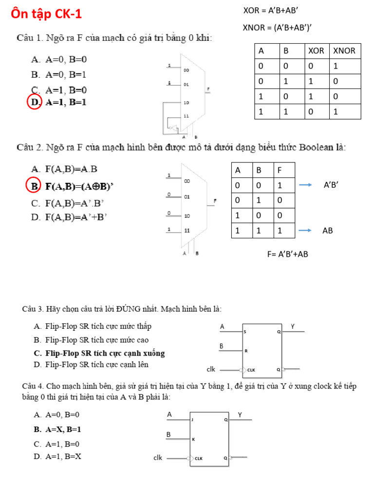 OnTap 1-CK-DapAn-v1 | PDF