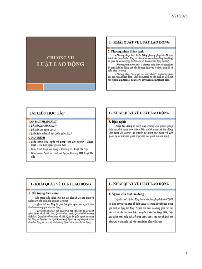 7.4.luat Lao Dong | PDF