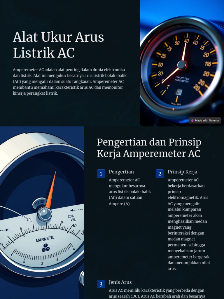 Panduan Amperemeter AC | PDF | Teknologi & Rekayasa