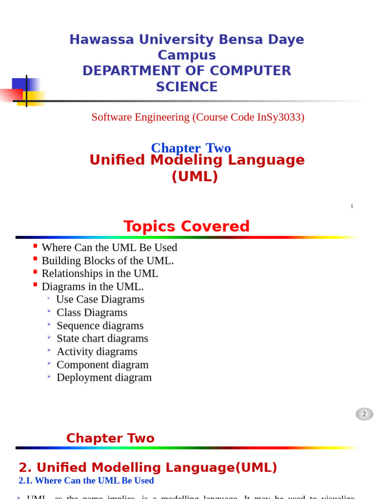 Chapter 2 Unified Modeling Language Pdf Use Case Inheritance Object Oriented Programming