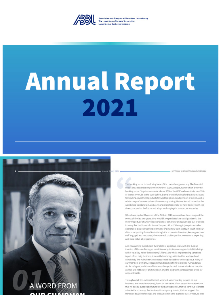 ABBL-Annual Report 2021 | PDF | Banks | Loans