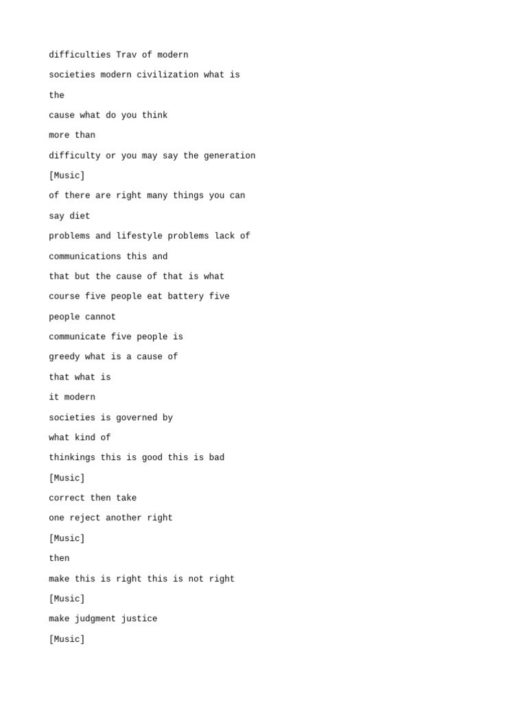 (English (Auto-Generated) ) The Causes of Modern Difficulties - A 1983 Michio Kushi Lecture ...