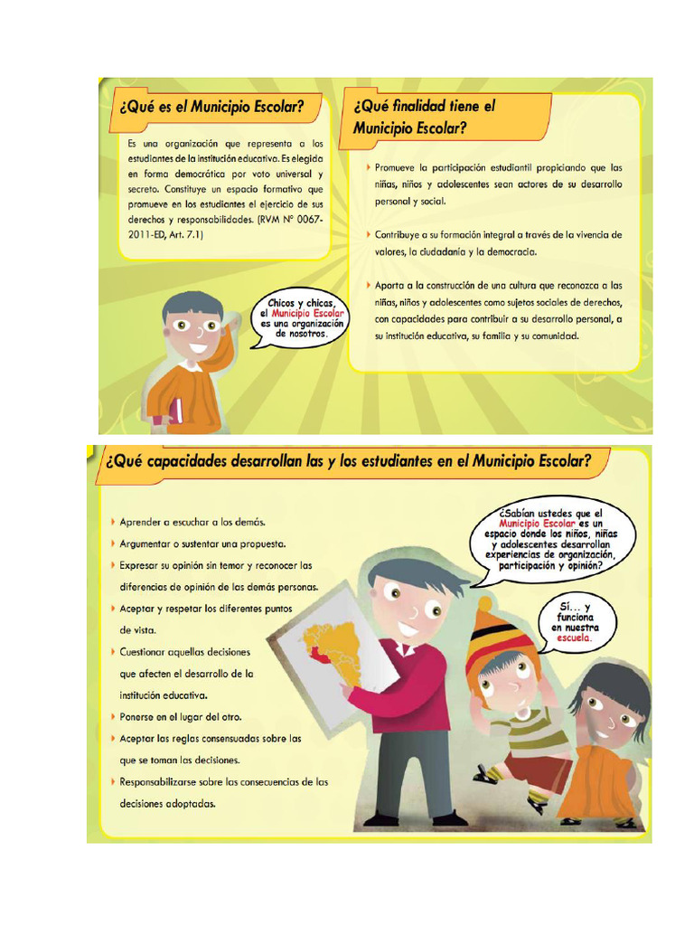 Ficha de Municipio Escolar | PDF