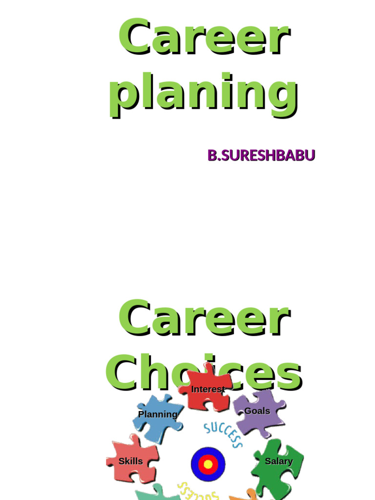 Career Choices | PDF | Cognition | Behavior Modification