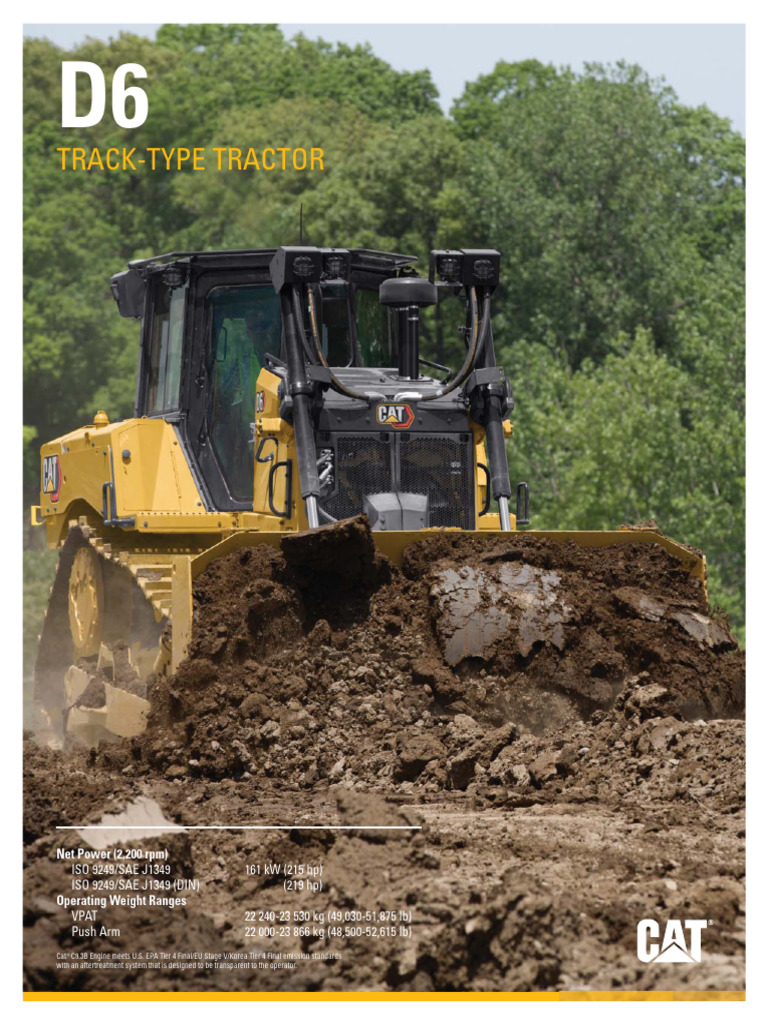 Track-Type Tractor: Net Power (2,200 RPM) | PDF | Biodiesel | Horsepower