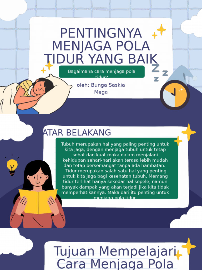Penting Nya Menjaga Pola Tidur | PDF | Pengembangan Diri | Kesehatan ...