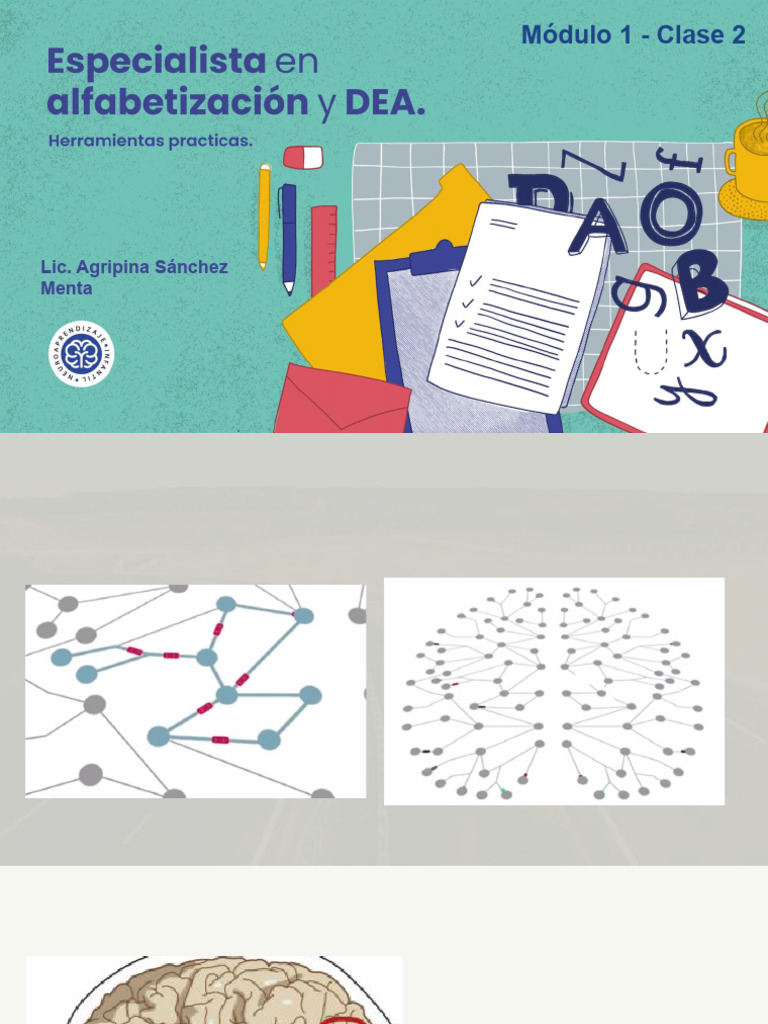 Curso Especialista en Alfabetizacion y DEA - Modulo 1 - Clase 2-Presentacion | PDF | Léxico ...