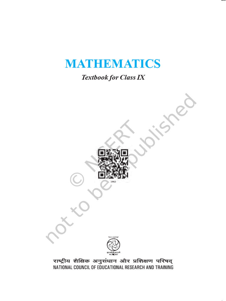 Class 9th Mathematics Ncert Book | PDF | Numbers | Circle