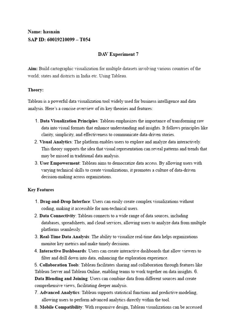 DAV EXP 7 098 | PDF | Data | Analytics